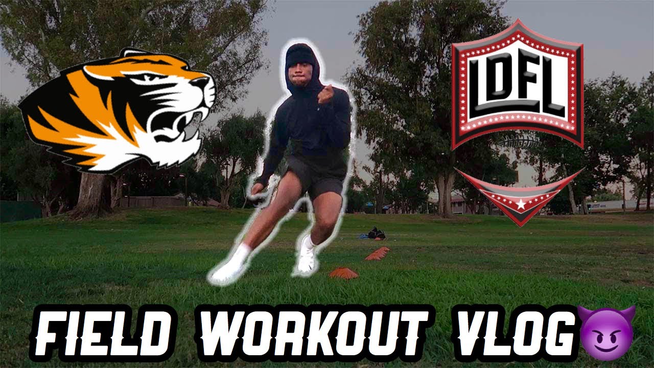 Field Workout Vlog With A Semi Pro Football Player🏈*I Need To Work ...