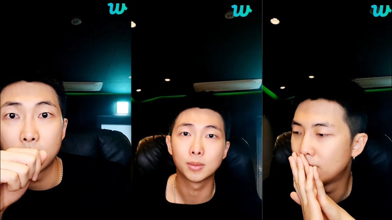 KIM NAMJOON LIVE ON WEVERSE TODAY SINGING SEVEN IN HIS LIVE [BTS LIVE🔴 ...