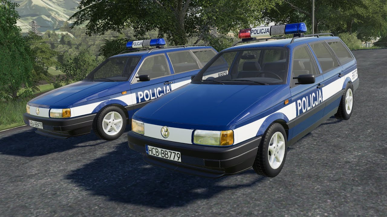 Volkswagen Passat "POLICJA" - Farming Simulator 2019 - Polish Police ...