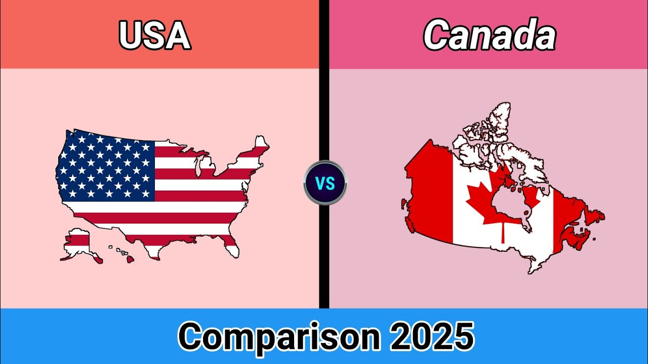 USA vs Canada | Country Comparison 2025 - YouTube