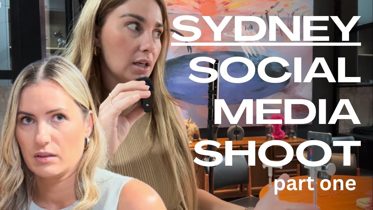 Social Media Content Creation - Sydney Shoot Day One - YouTube