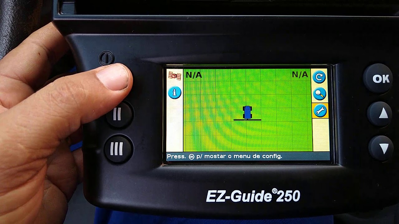 Como Configurar GPS no EZ Guide 250 - YouTube