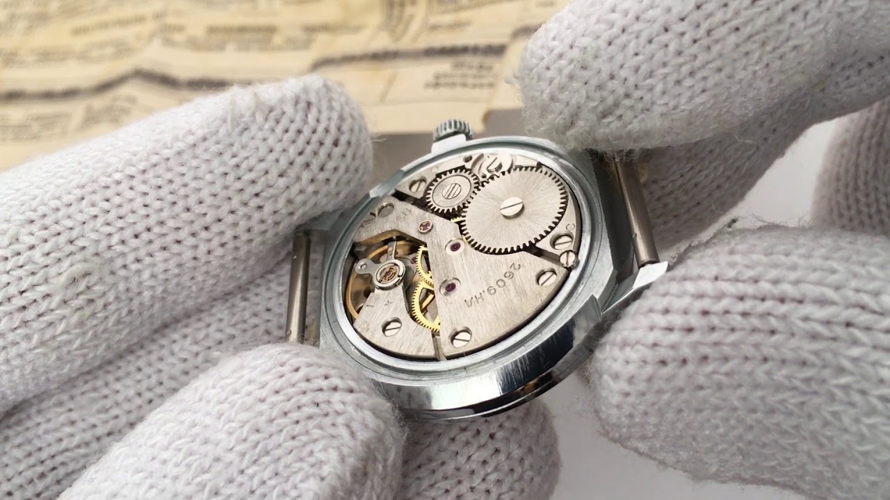 Soviet Watch Raketa Seconda 2609 HA #524 Часы Ракета Секунда - YouTube