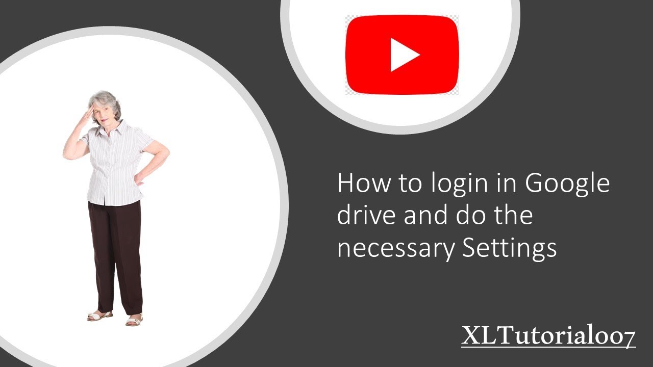 How to login in Google drive and do the necessary Settings - YouTube