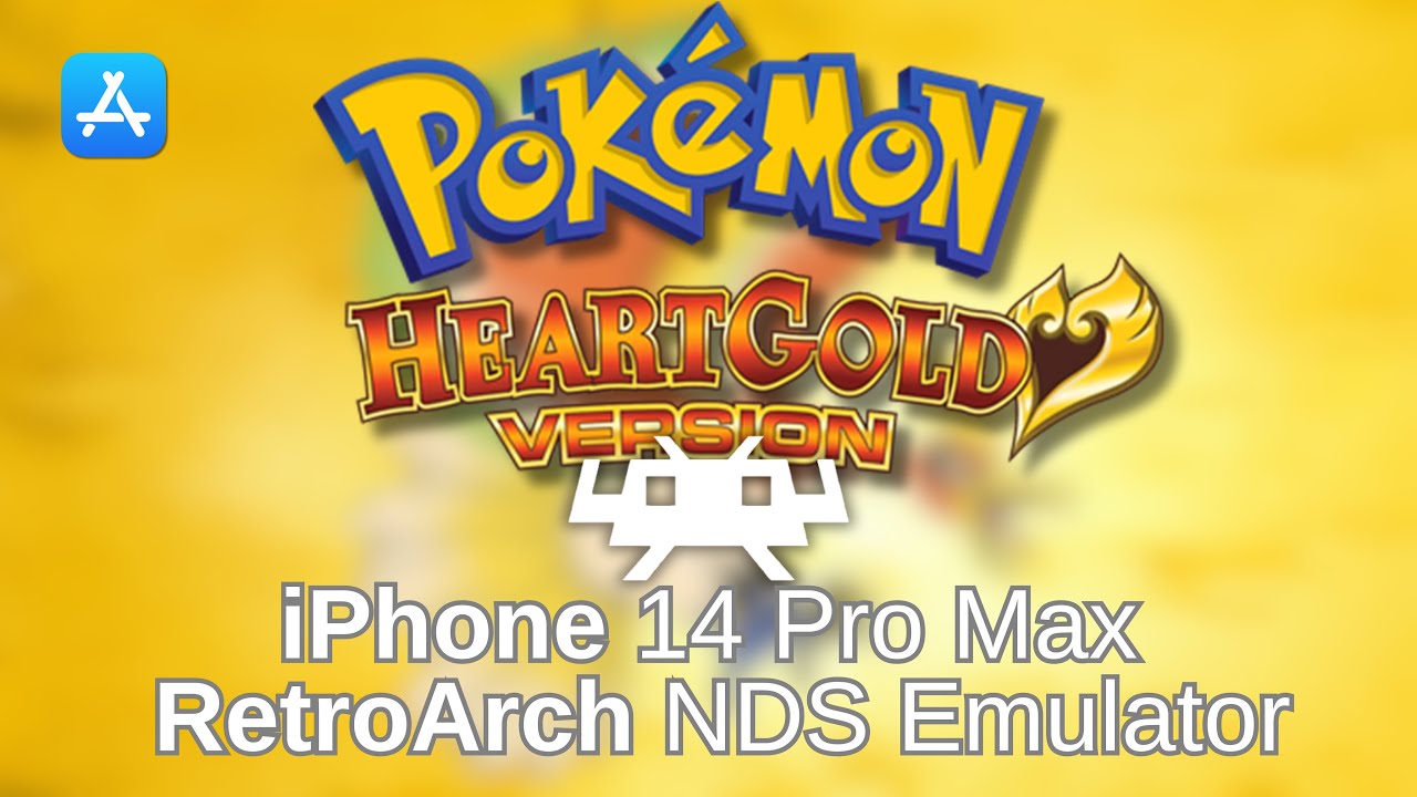Pokemon: HeartGold - iPhone 14 Pro Max, iOS NDS Emulator (RetroArch ...