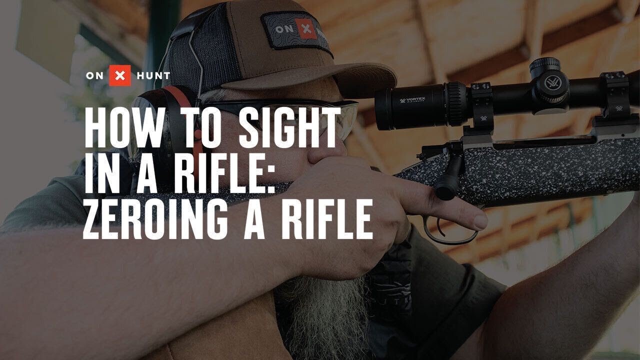 How To Sight in a Rifle: Zeroing a Rifle - YouTube