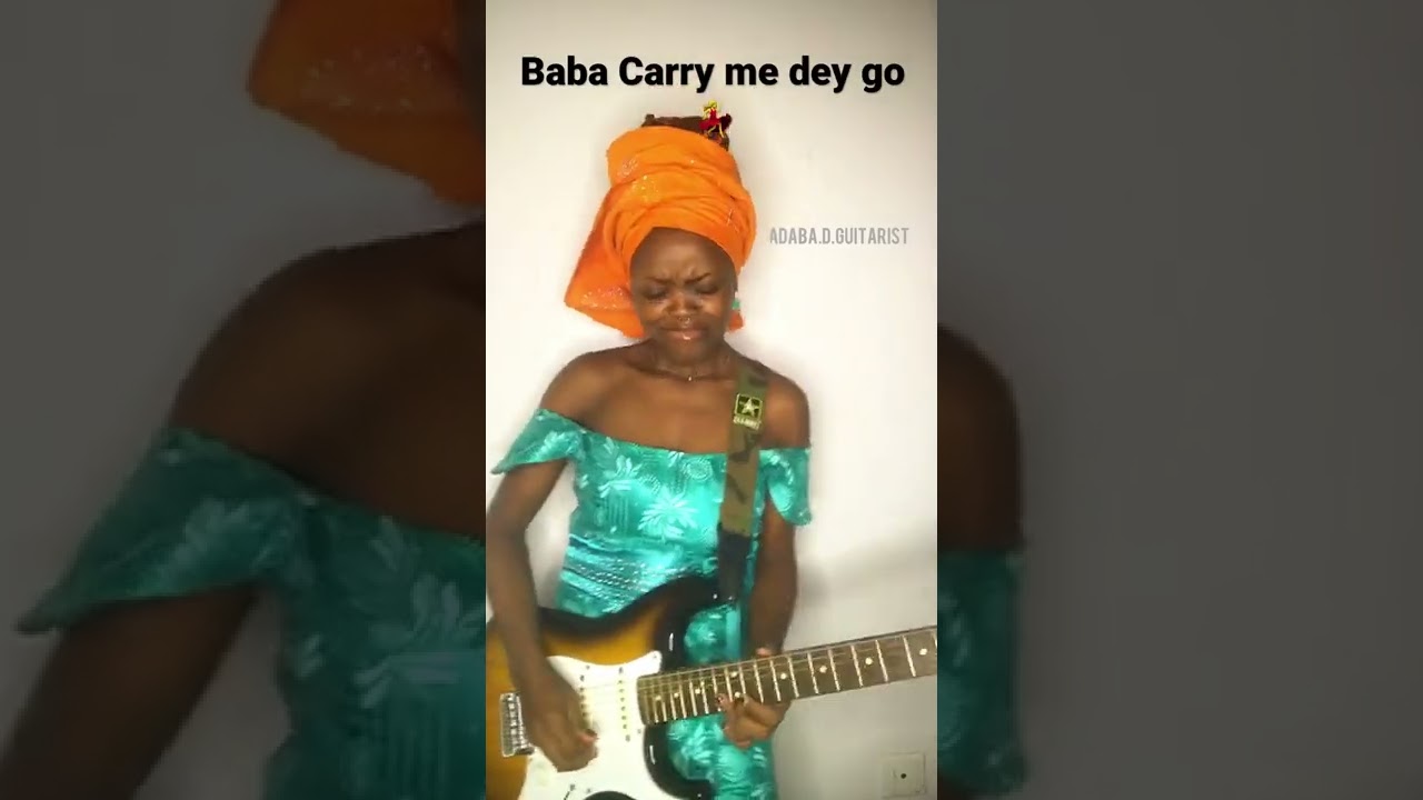 Little guitar freestyle on Carry me dey go challenge - YouTube