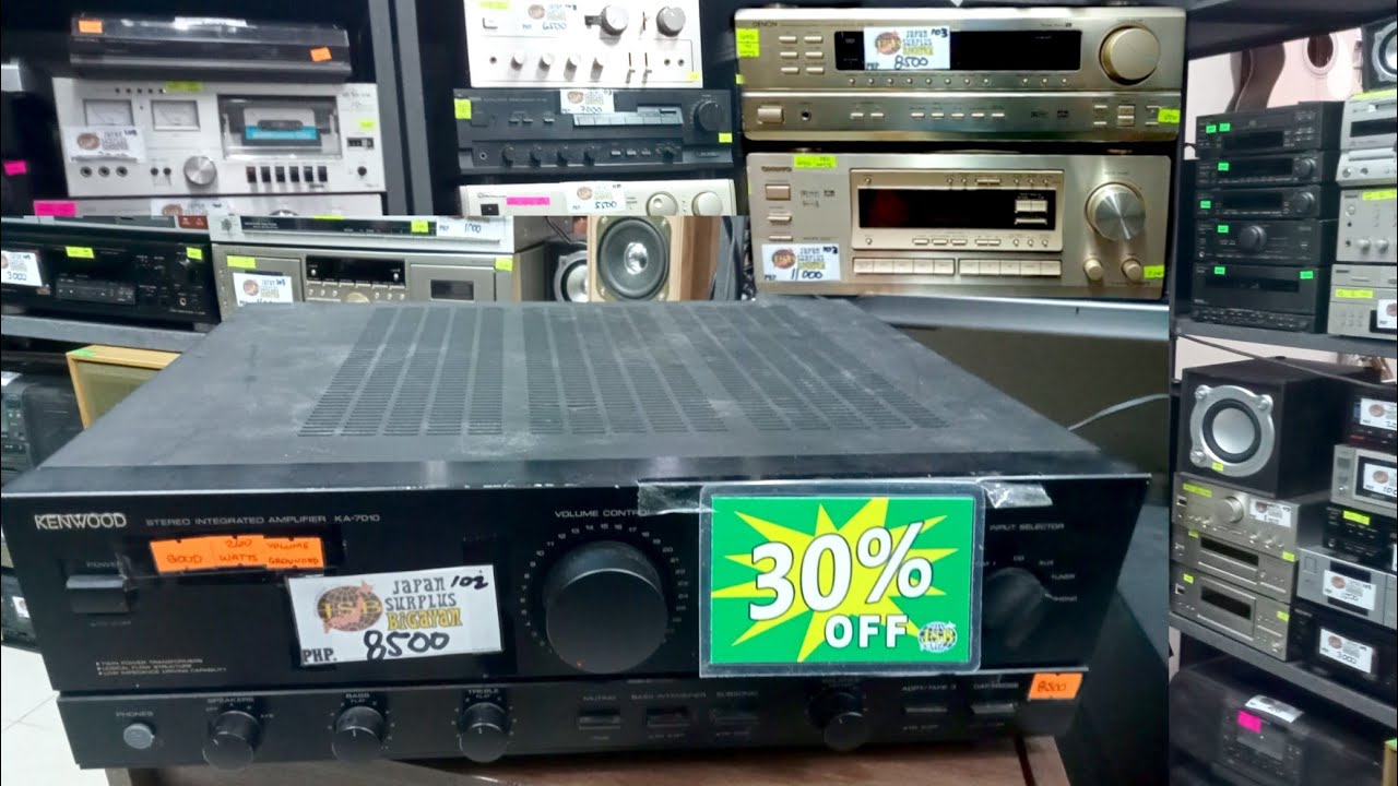 JAPAN SURPLUS | AMPLIFIER | SPEAKERS | 30/50% OFF KENWOOD | DENON ...