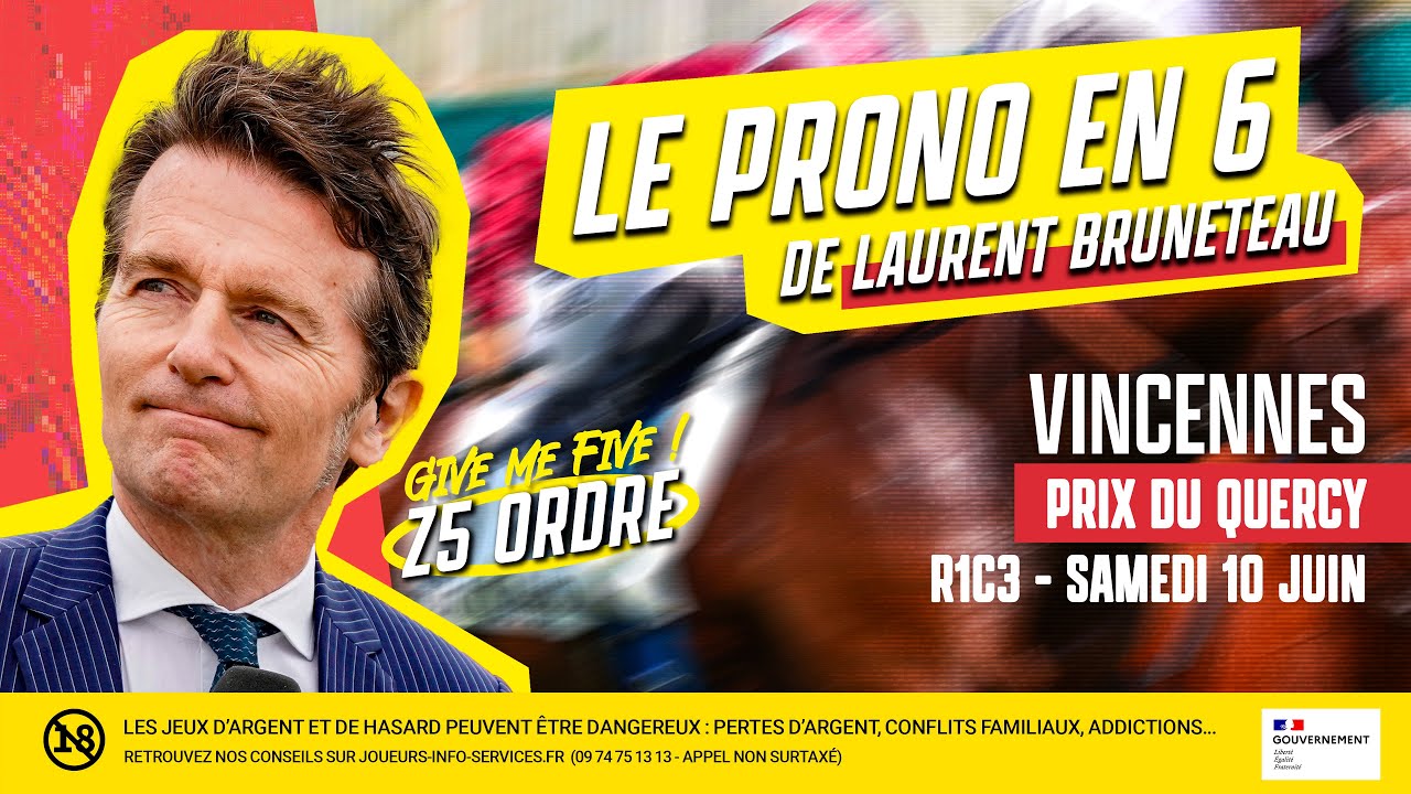 Pronostic Turf - R1 C3 - Prix du Quercy à Vincennes du 10/06/2023 by ...