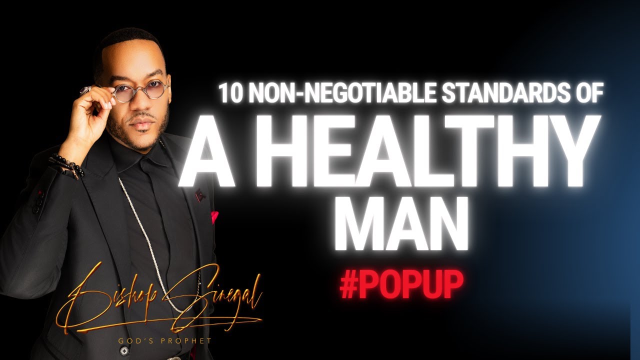 Pop up 10 non-negotiables of a healthy man - YouTube