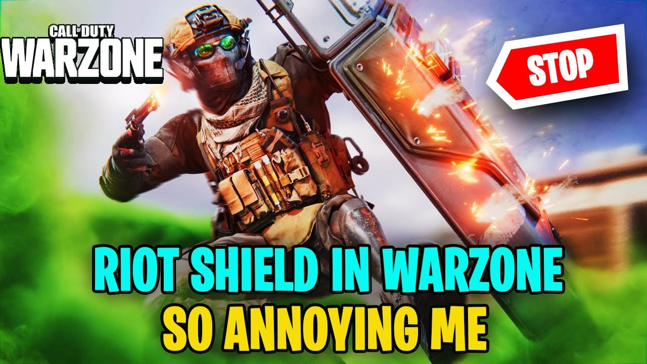 RIOT SHIELD IN WARZONE IS SO ANNOYING | CoD WARZONE Season 1 - YouTube