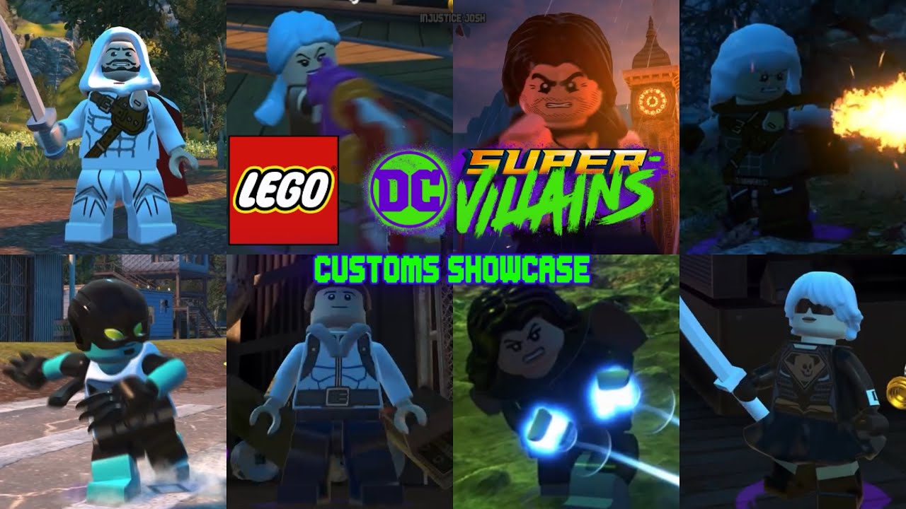 Lego DC Super-Villains Custom Character Showcase - YouTube
