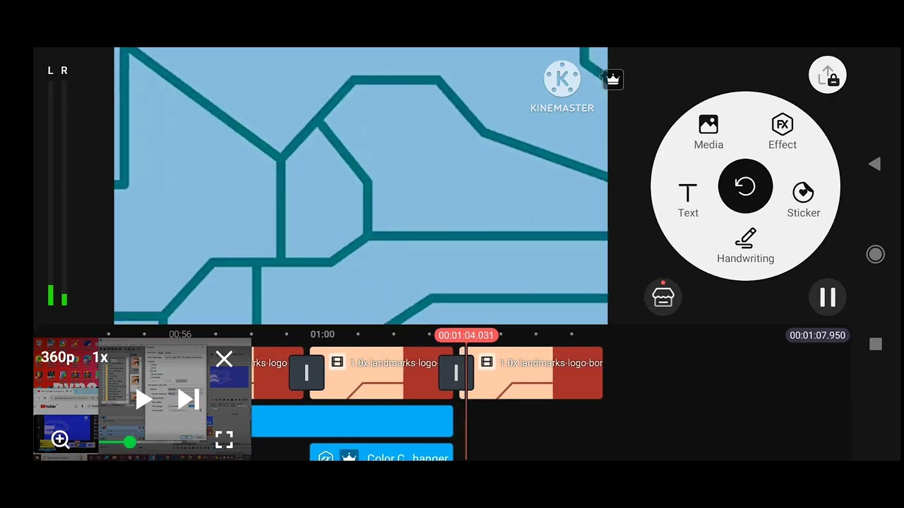 How To Make Landmarks Logo (Borough Bugs Version) On Kinemaster - YouTube
