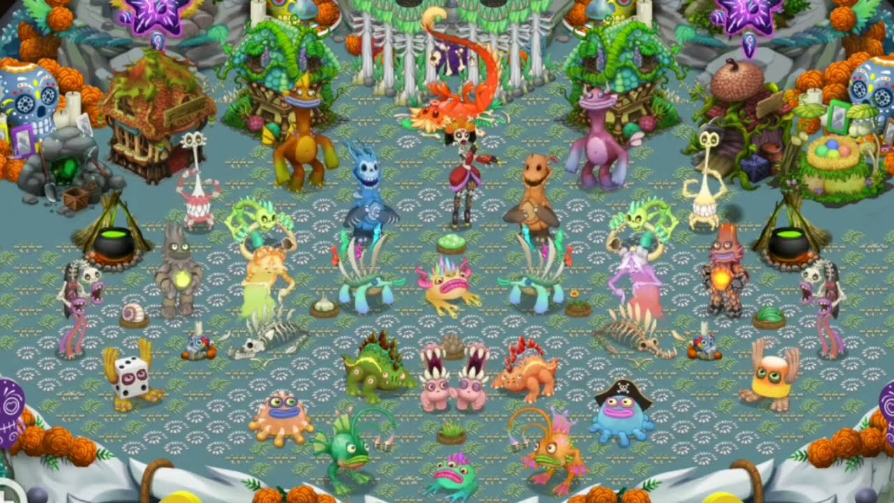 my singing monsters bone island full song - YouTube