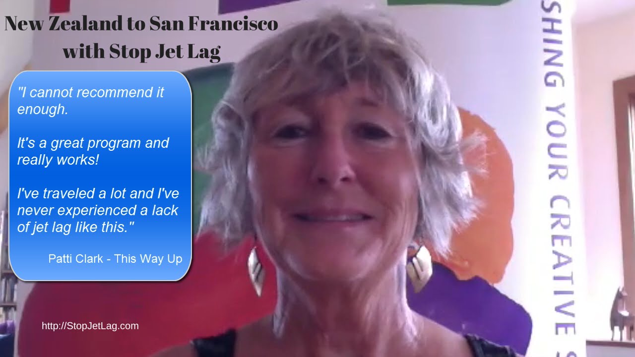 Patti Clark on her Stop Jet Lag success - YouTube