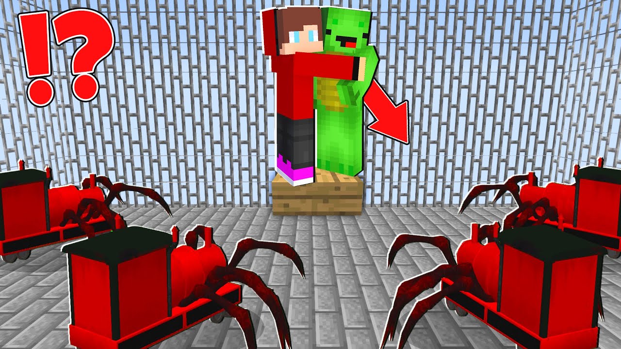 Locked Up in CHOO CHOO CHARLES Prison : Maizen and Mikey! - Funny Story in Minecraft (JJ) - YouTube