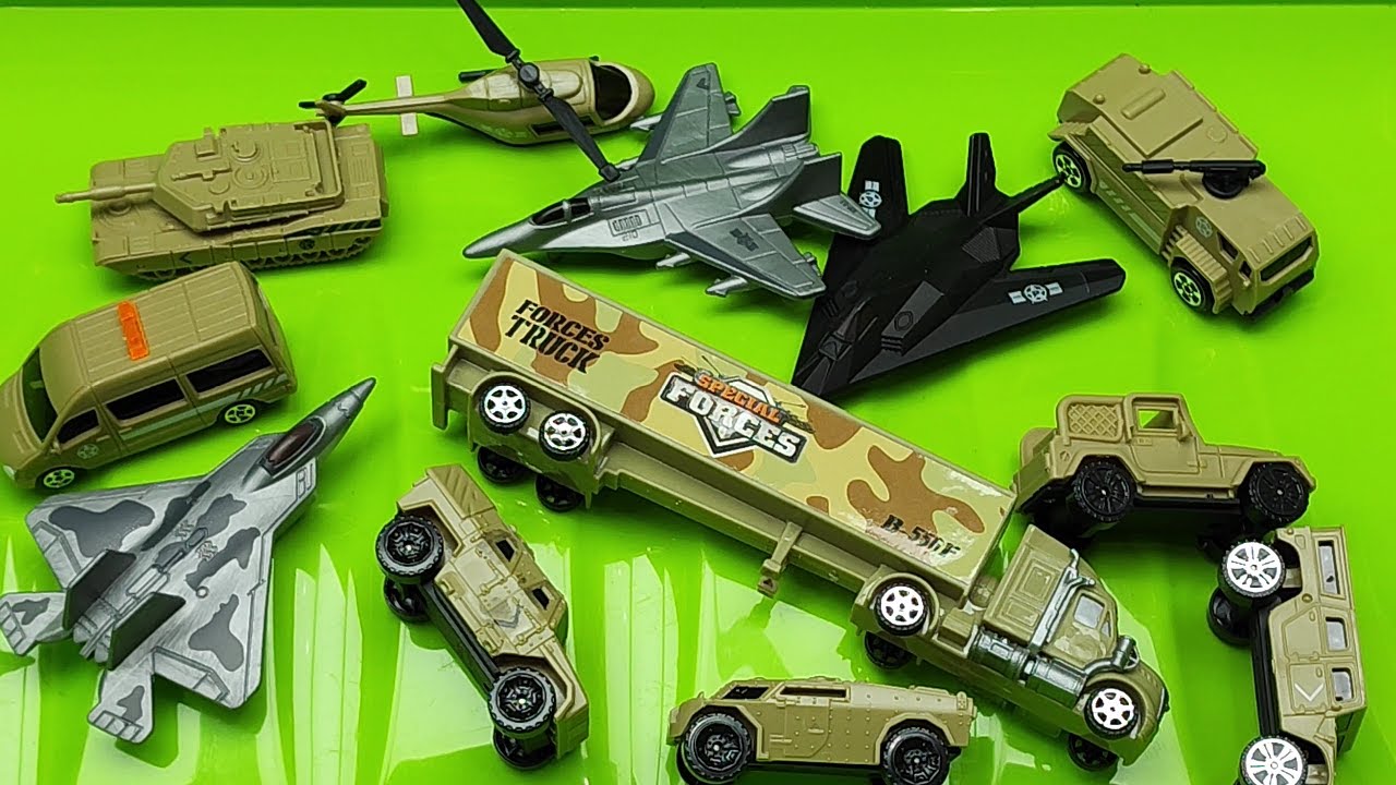 SPECIAL FORCES TOY SET ! Tanks Helicopter Army Trucks Fighter Jets Toys ...