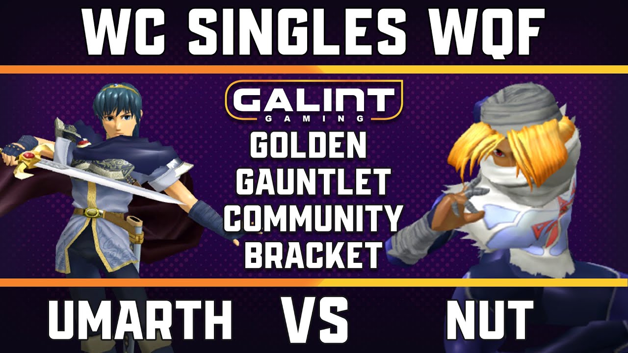 Umarth (Marth) vs nut (Shiek) - West WQF - Golden Gauntlet Community ...