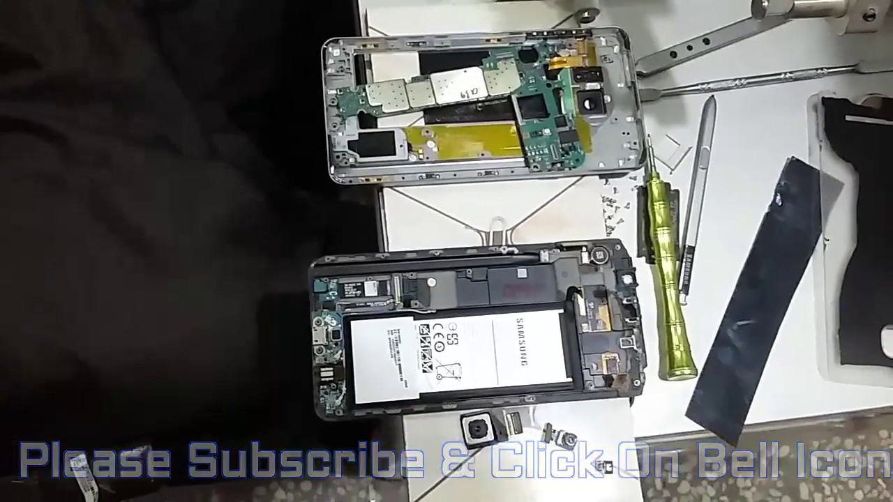 Samsung Note 5 Disassembly - YouTube