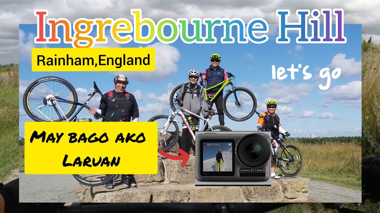 Ingrebourne Hill bike park(Part 1)|Padyak gamit ang Osmo action camera ...