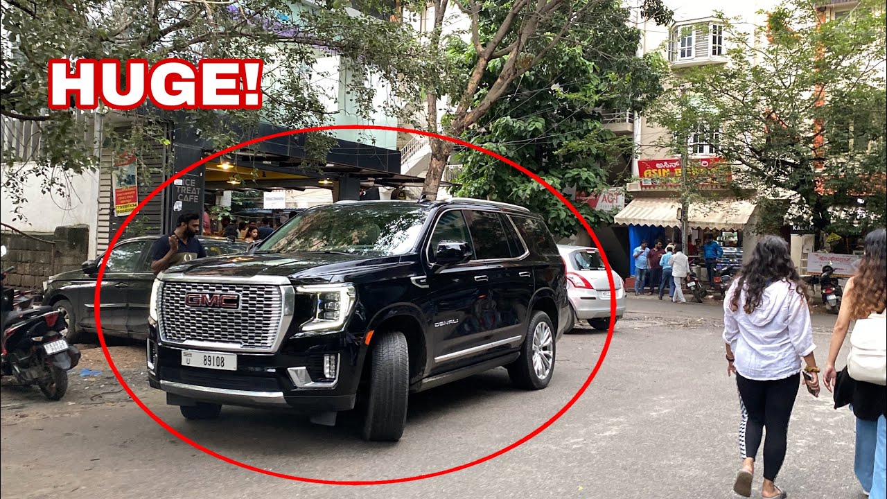GMC Yukon DENALI spotted on INDIAN ROADS | FULL SIZE SUV - YouTube