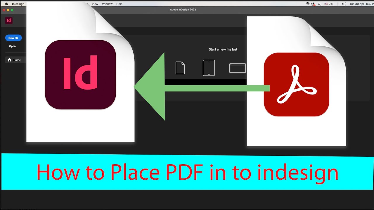 How to place the PDF in indesign#tricks - YouTube