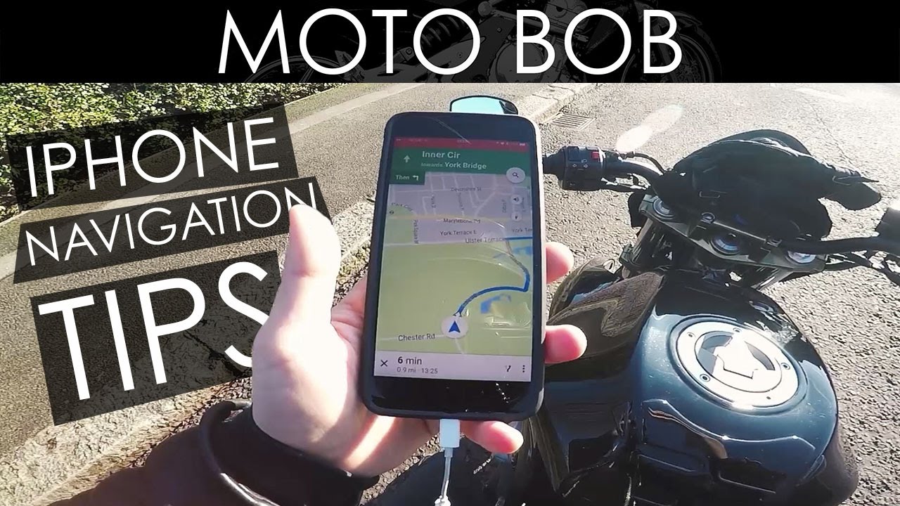 8 Tips For iPhone Motorcycle Navigation / SatNav - YouTube