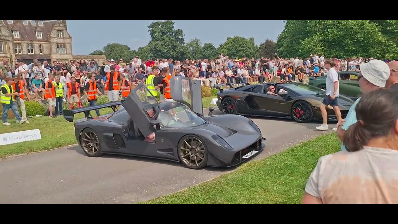 Clayesmore Classic & supercar rev off.......ZL1, F12 N Largo, Aventador ...