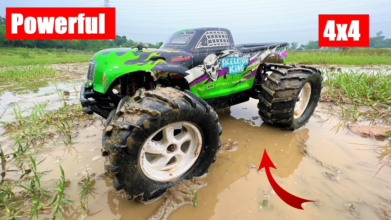 Bigfoot RC MONSTER Truck 4x4 Offroad 1/8 Skeleton King RC Car!! - YouTube