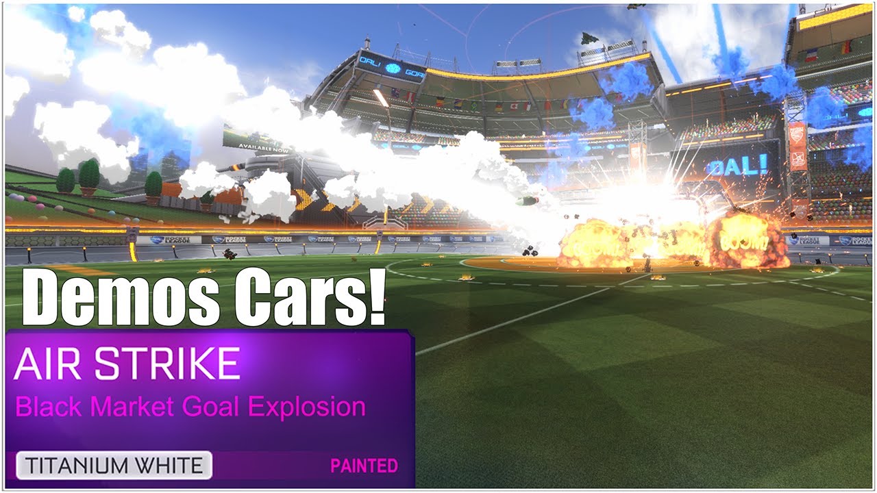 Rocket League, New Air Strike Demos Cars! Season 2 Series Black Market ...
