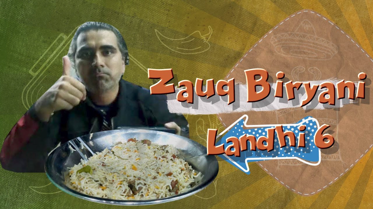Landhi Ki mashoor Zauq Biryani | Food Vlog | Safarnama byFaisal - YouTube