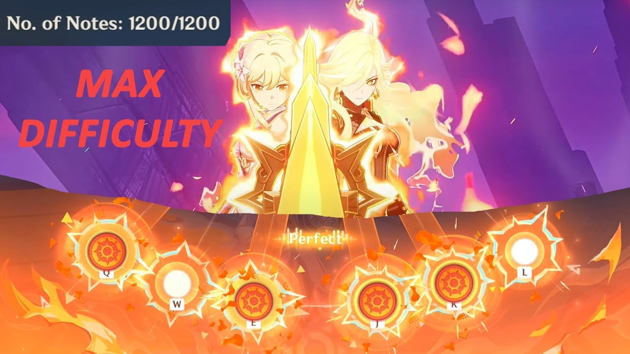 Natlan FINAL BATTLE theme custom beatmap with MAXIMUM NOTES POSSIBLE ...