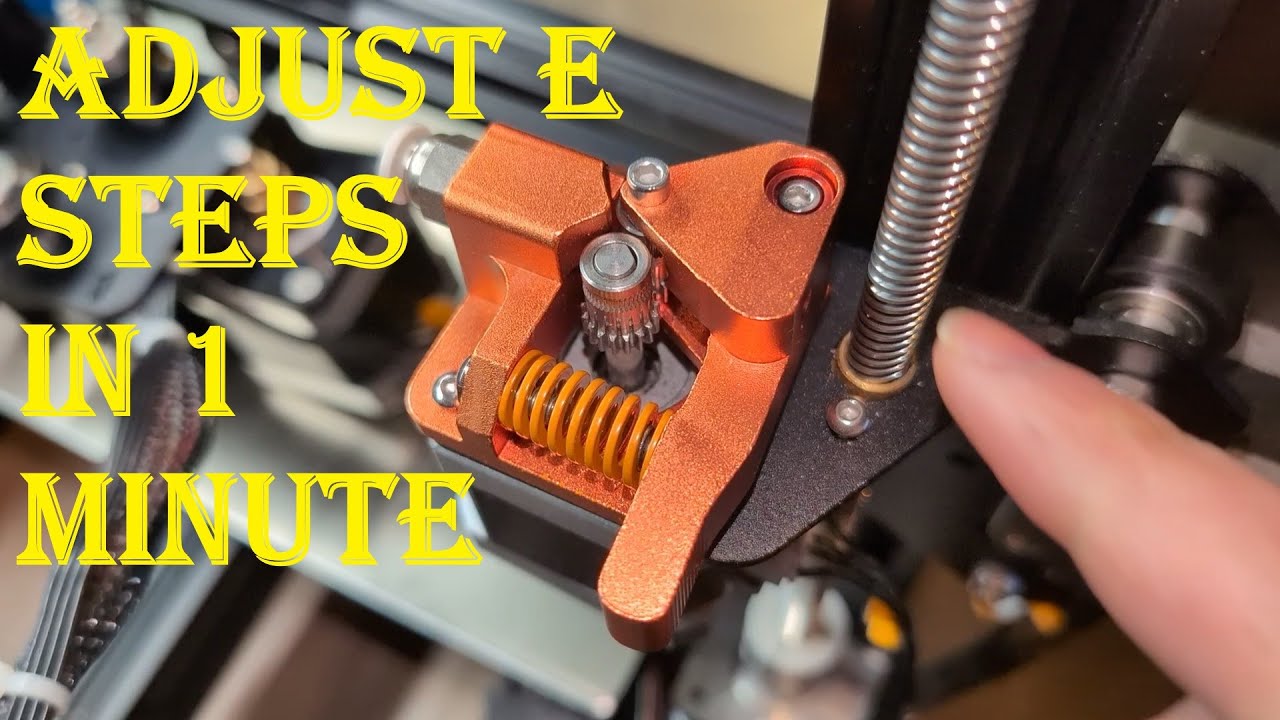Adjust E Steps For Dual Gears Extruder In 1 Minute #3dprinter - YouTube