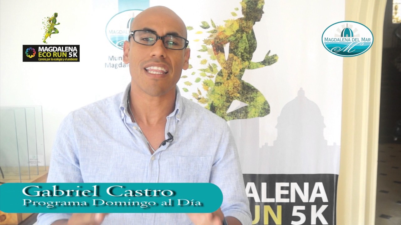 El periodista Gabriel Castro invita a la Eco Run 2017 - YouTube