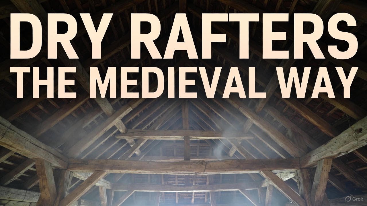 How Medieval Roofs Dried Rafters Faster Than Any Modern System - YouTube