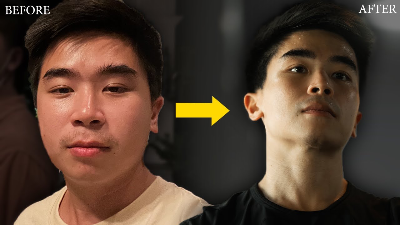 ทำยังไงให้โครงหน้าชัดมากขึ้น (Jawline Transformation) - YouTube