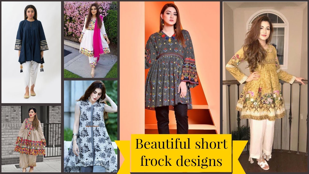 summer short frock designs 😍 - YouTube