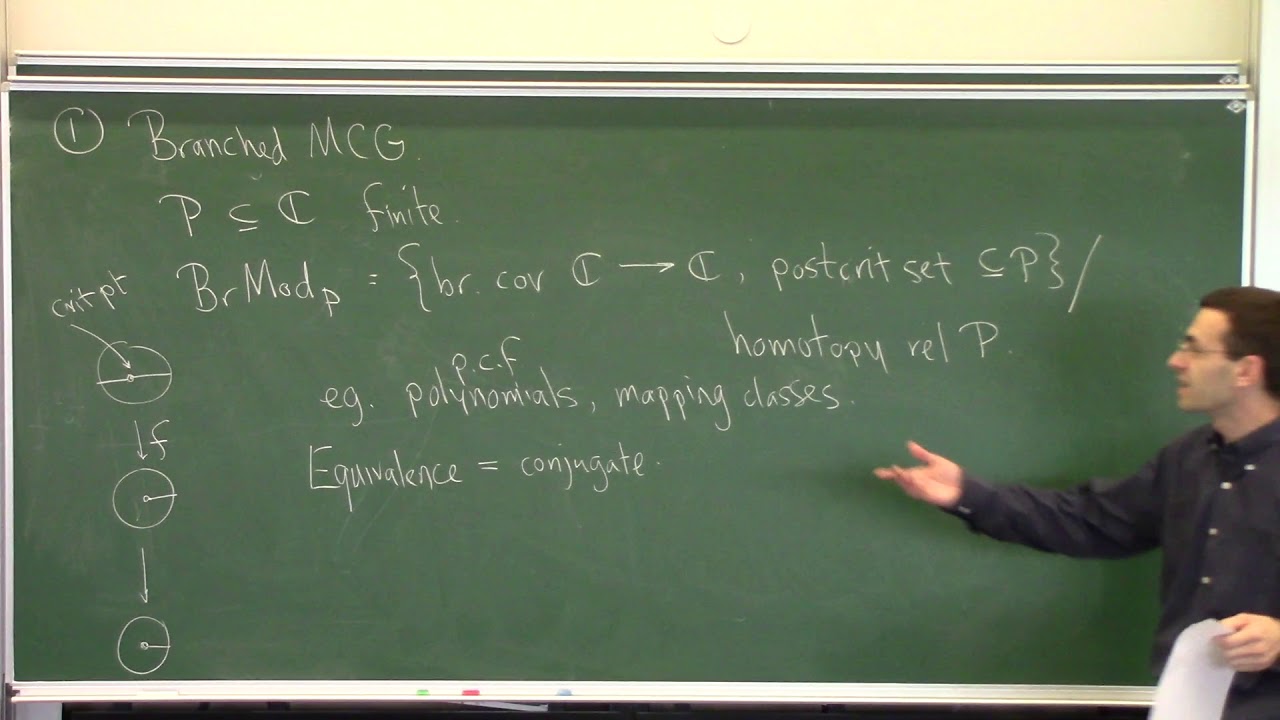 Dan Margalit (GA Tech) - Mapping class groups in complex dynamics - YouTube