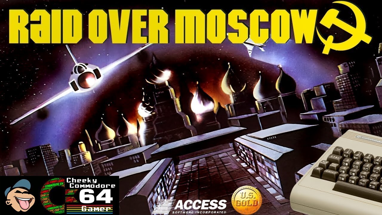 RAID OVER MOSCOW – Commodore 64 (1984) | Cold War Action Flight Shooter ...