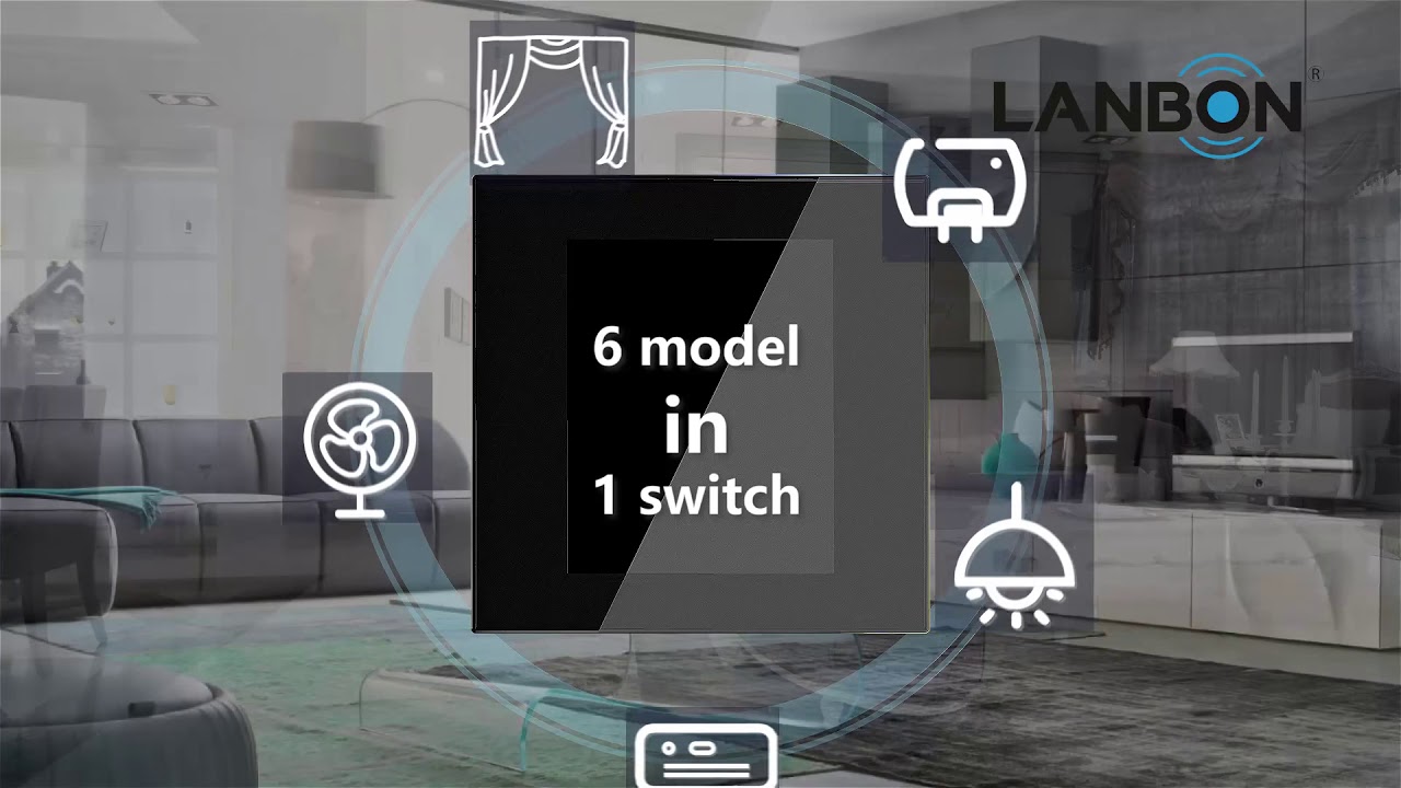 “LANBON L8 LCD Smart Switch Demo” - YouTube