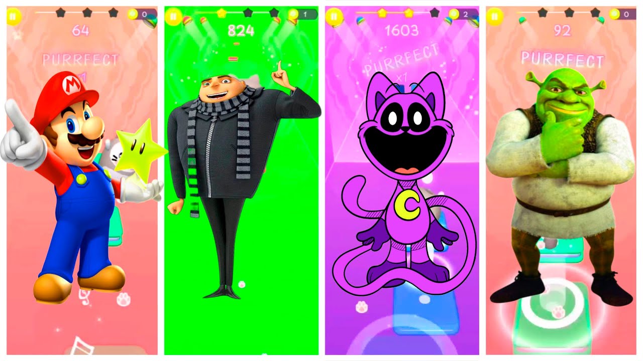 The Super Mario Bros vs Despicable Me 3 vs Smiling Critters Poppy ...