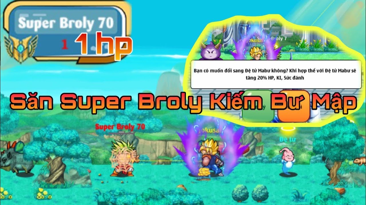 NRO BLACK - Cách săn bư giết super broly chỉ 1 máu - YouTube