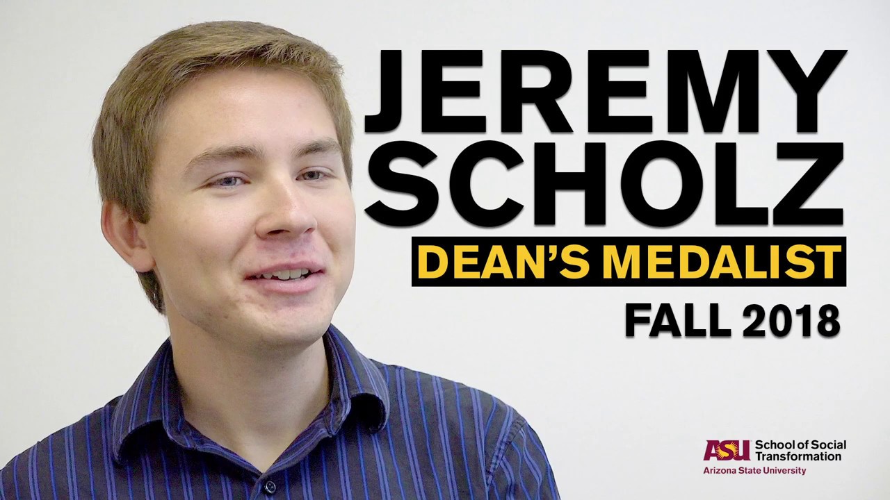 Jeremy Schloz—Fall 2018 Dean's Medalist - YouTube