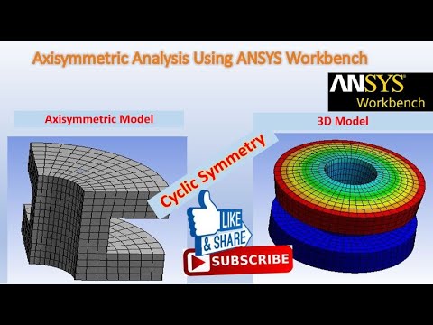 Axisymmetric Analysis using ANSYS Workbench - YouTube