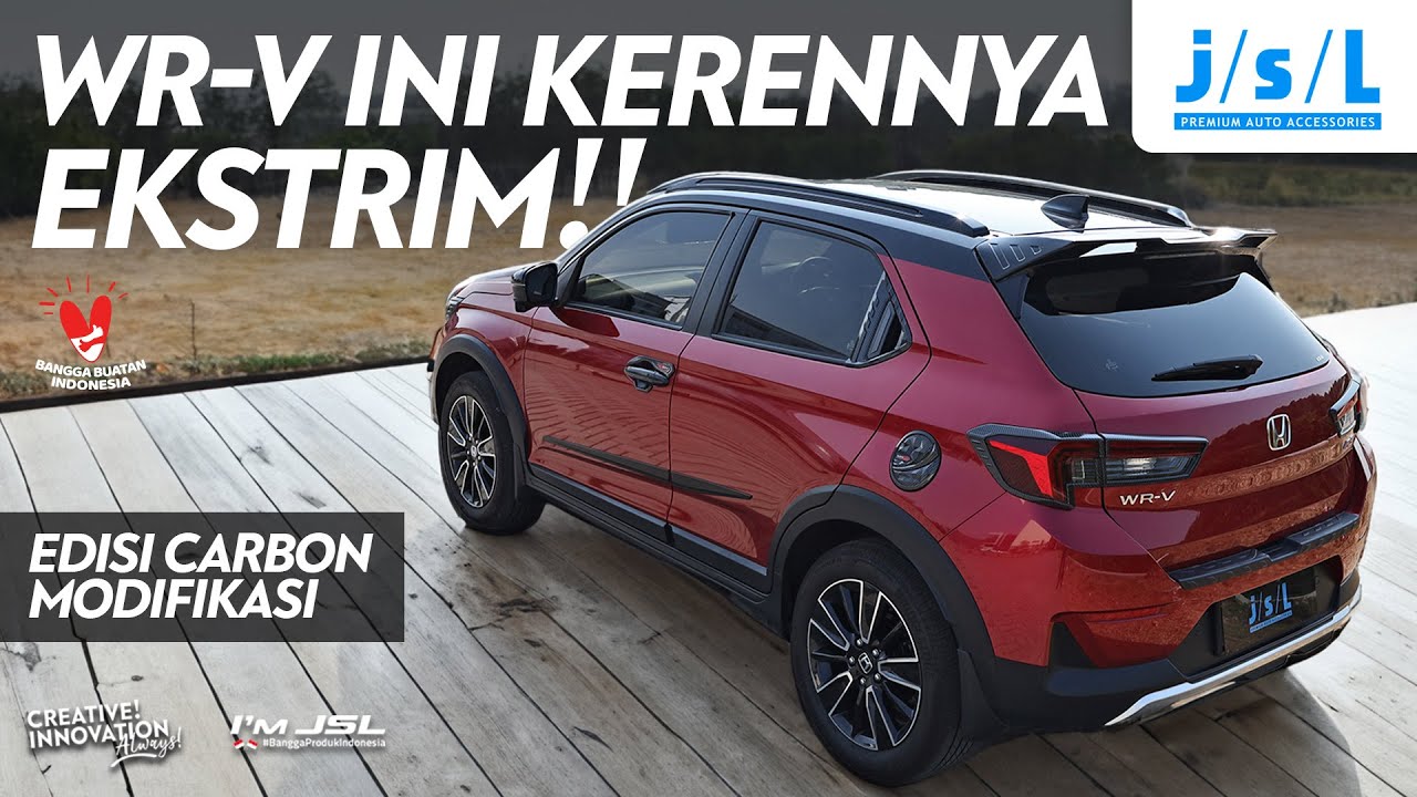 CUMA 10 MENIT BISA MODIFIKASI HONDA WR-V CARBON STYLE SEPERTI INI ...
