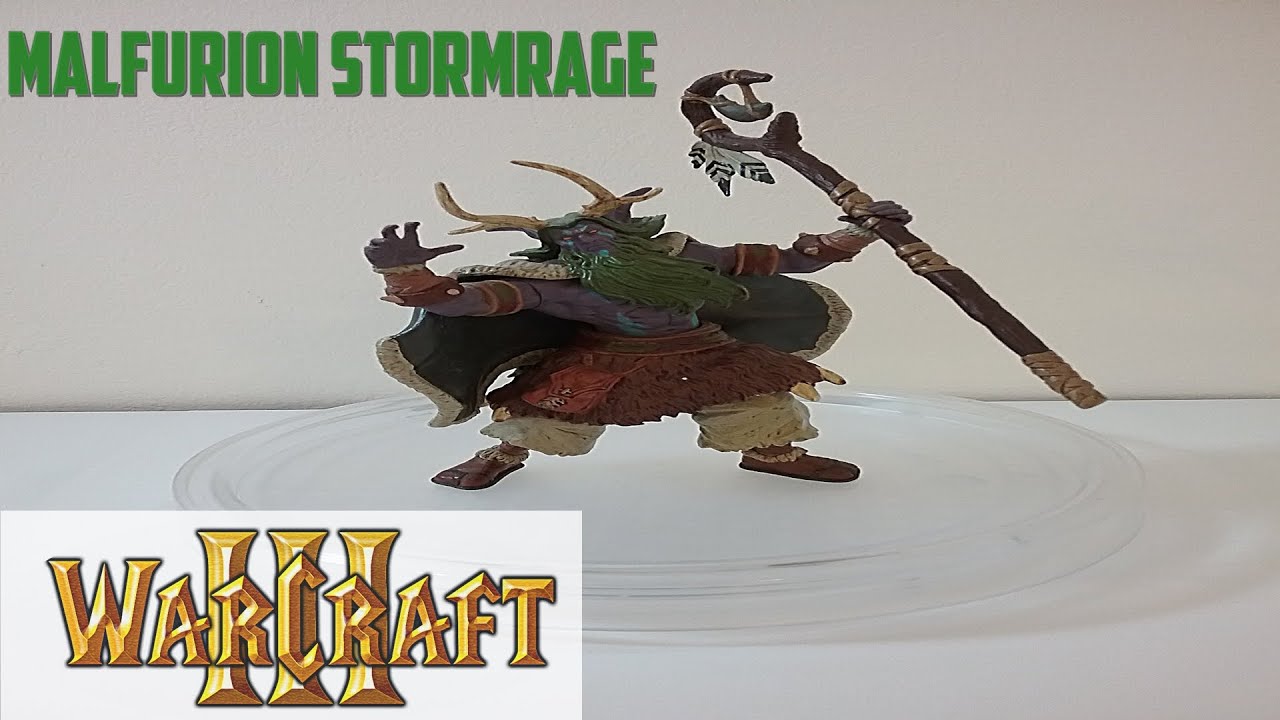 Rare Vintage Warcraft 3 Malfurion Stormrage Action Figure Review! - YouTube