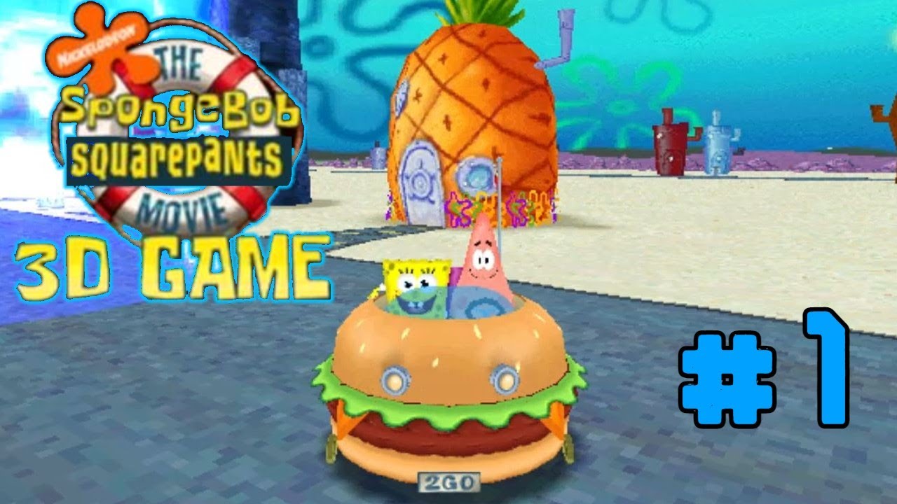 Let's play The Spongebob Squarepants Movie 3D Game (part 1) - YouTube