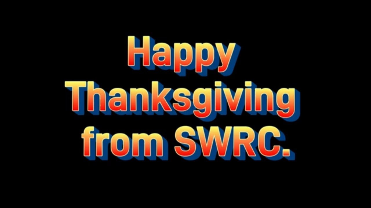 Happy Thanksgiving from SouthWest RailCams (2024) - YouTube
