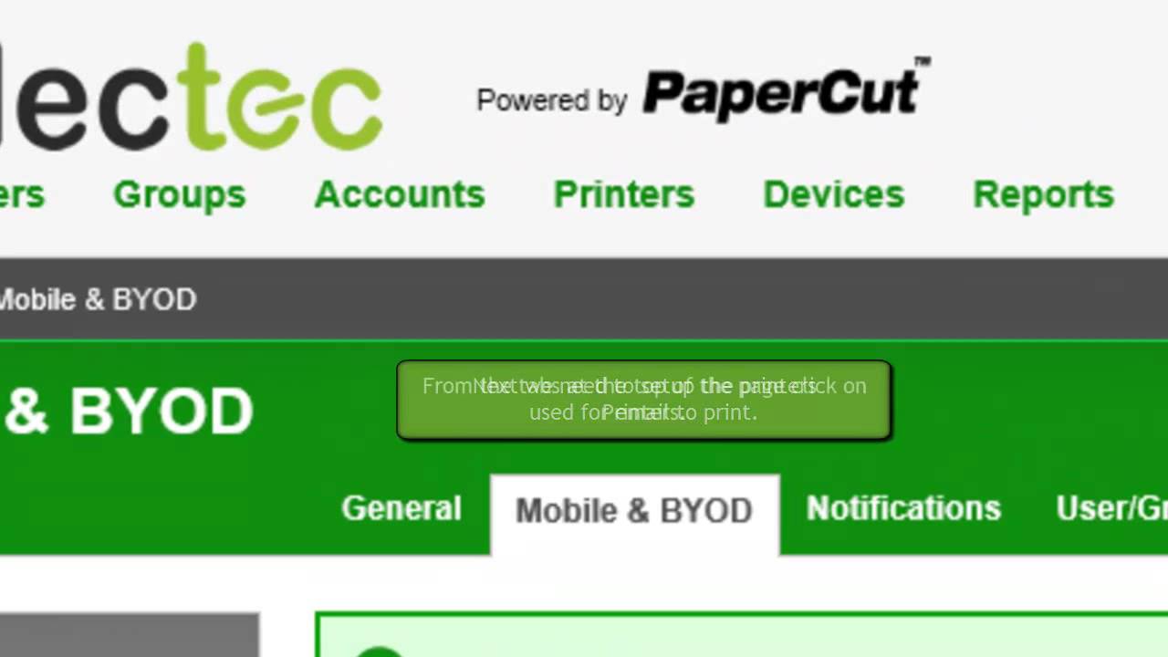 How To Setup Email To Print In PaperCut YouTube How To Setup Email To Print In PaperCut YouTube