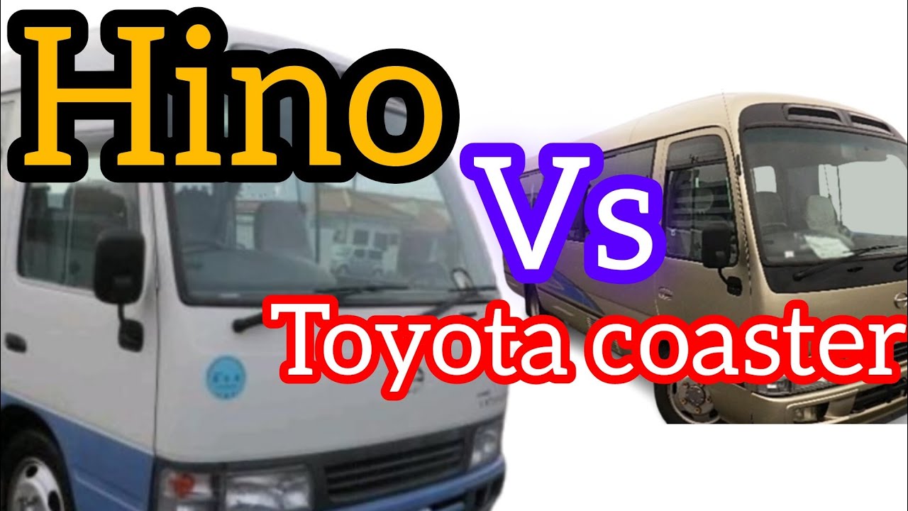 how to Toyota coaster V's Hino - YouTube